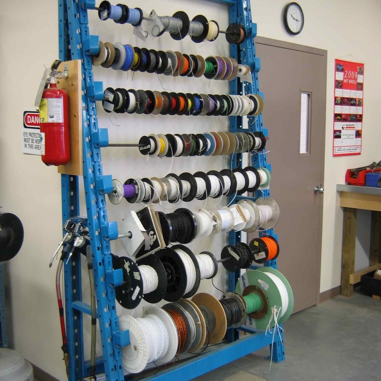 Reel Rack - Accommodates Spool Axles or Pipes up to 2″