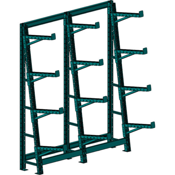 Bar Stock Rack - Economical Option for Light Loads