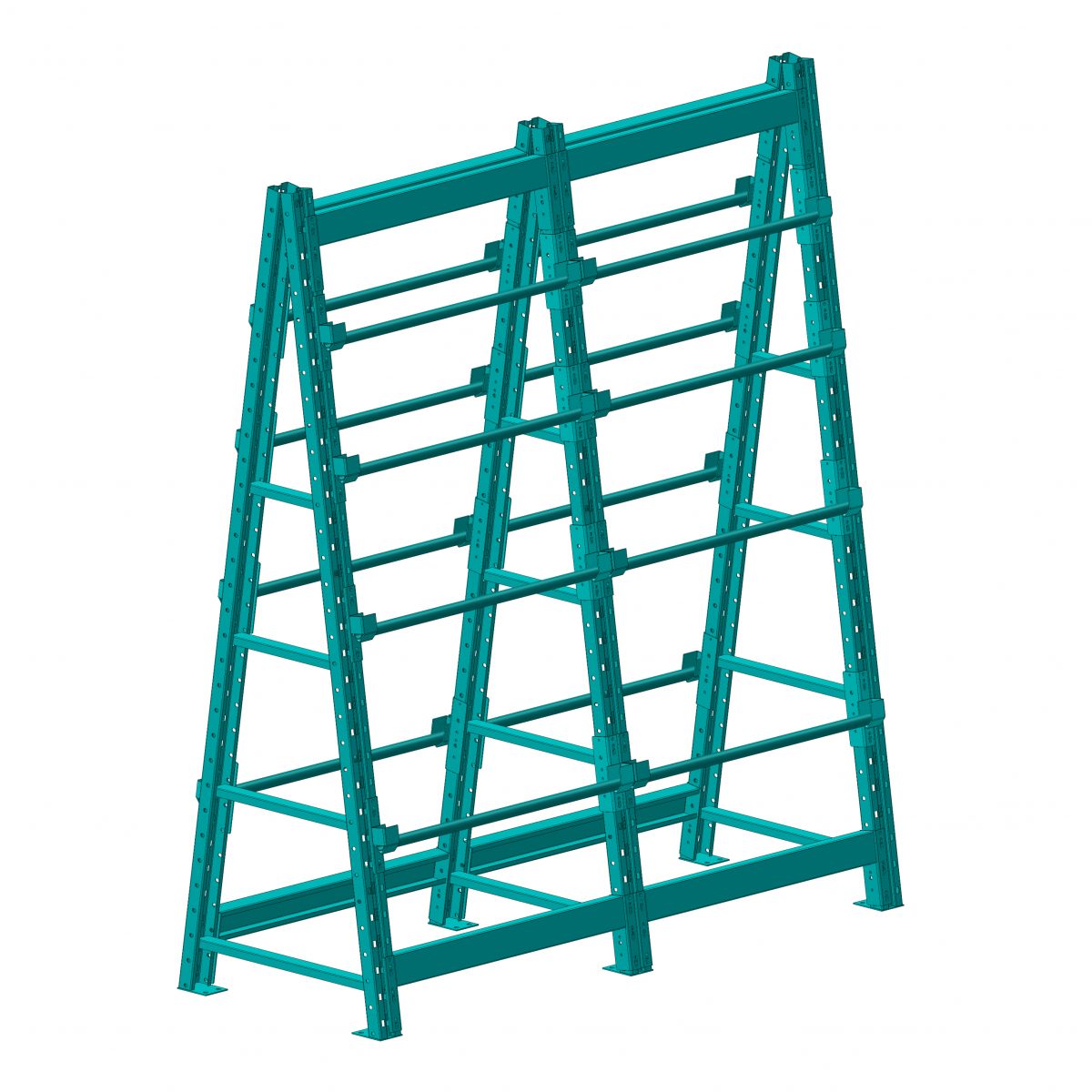 Reel Rack - Accommodates Spool Axles or Pipes up to 2″