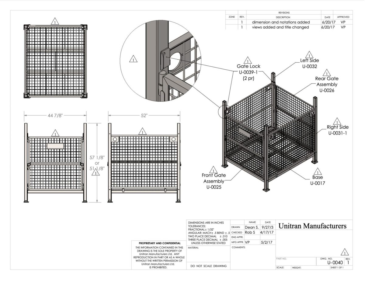 Custom Meter Basket | Unitran Manufacturers LTD